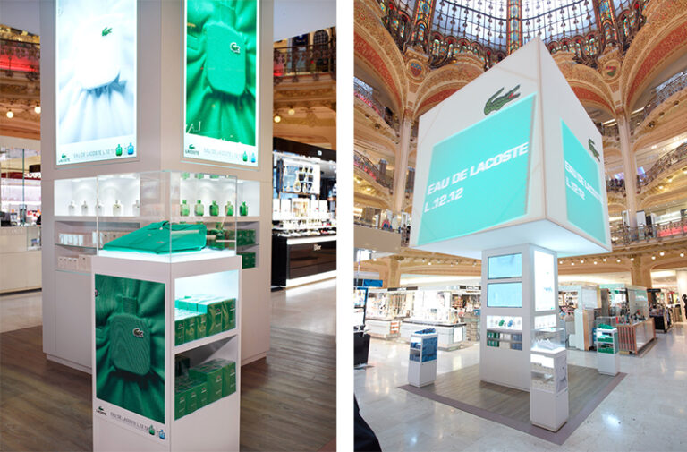 LACOSTE Podium Parfum Eau de Lacoste - IdeAform - Design, mobilier et ...